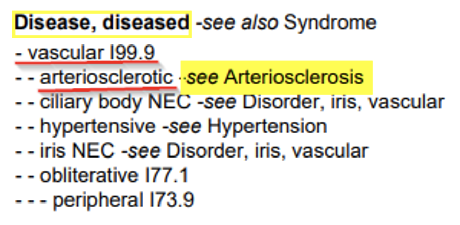 ICD-10-CM Coding for Peripheral Vascular Disease