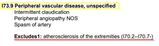 ICD-10-CM Coding for Peripheral Vascular Disease