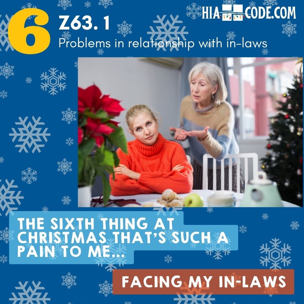The 12 Pains of Christmas in ICD-10 Codes