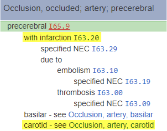 Cerebral Infarction When Patient Has Carotid Stenosis
